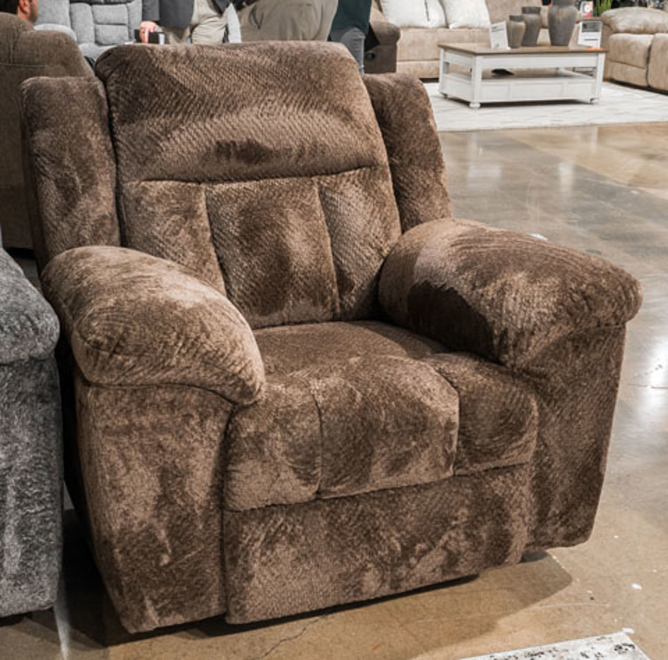 Frohn Chocolate Rocker Recliner